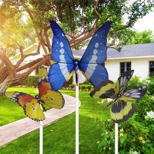 Briti | Other | Solar Butterfly Garden Stake Led Lights 3 Pack New ...